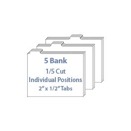 Plain White - Uncollated - Position 3 (No Punch) 250 ea.