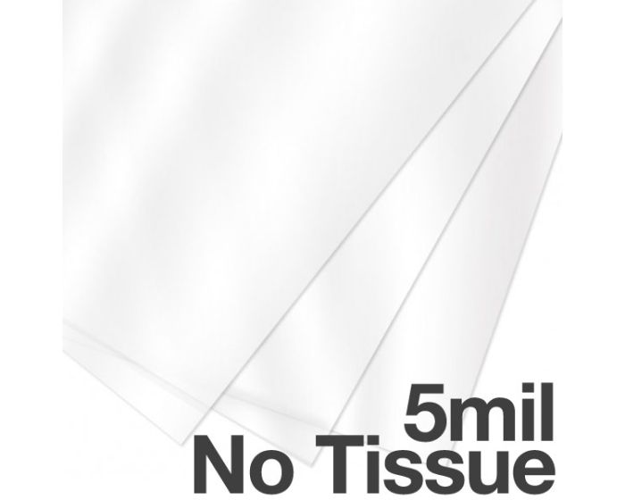 8.5" x 11" Clear Covers - 5 mil Square Corners (100 ea.) No Tissue ...