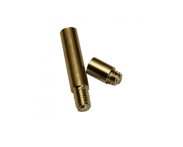 1/2" Antique Brass Aluminum Screw Posts Extensions (100 sets)