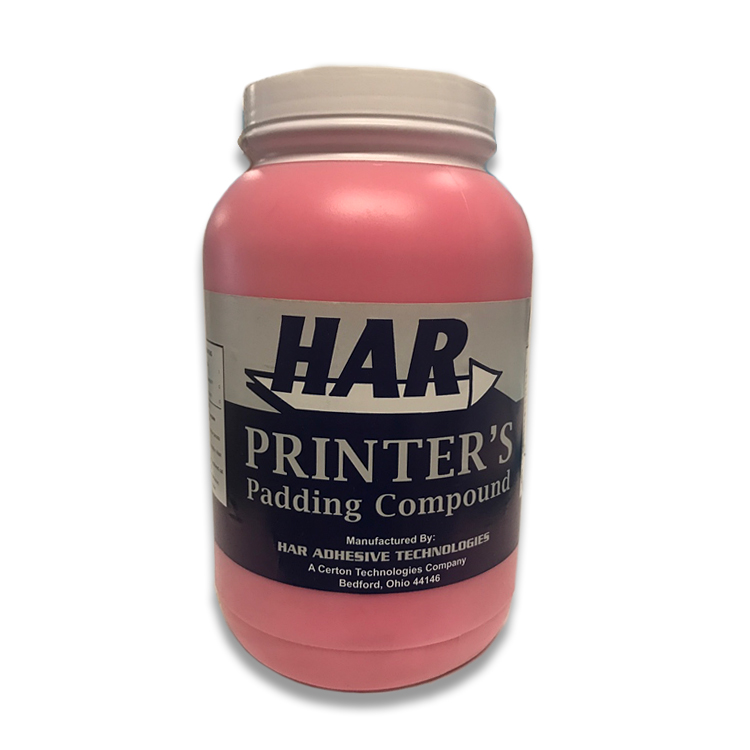 HAR Printer's Padding Compound - For Making Note Pads - Red (Gallon ...