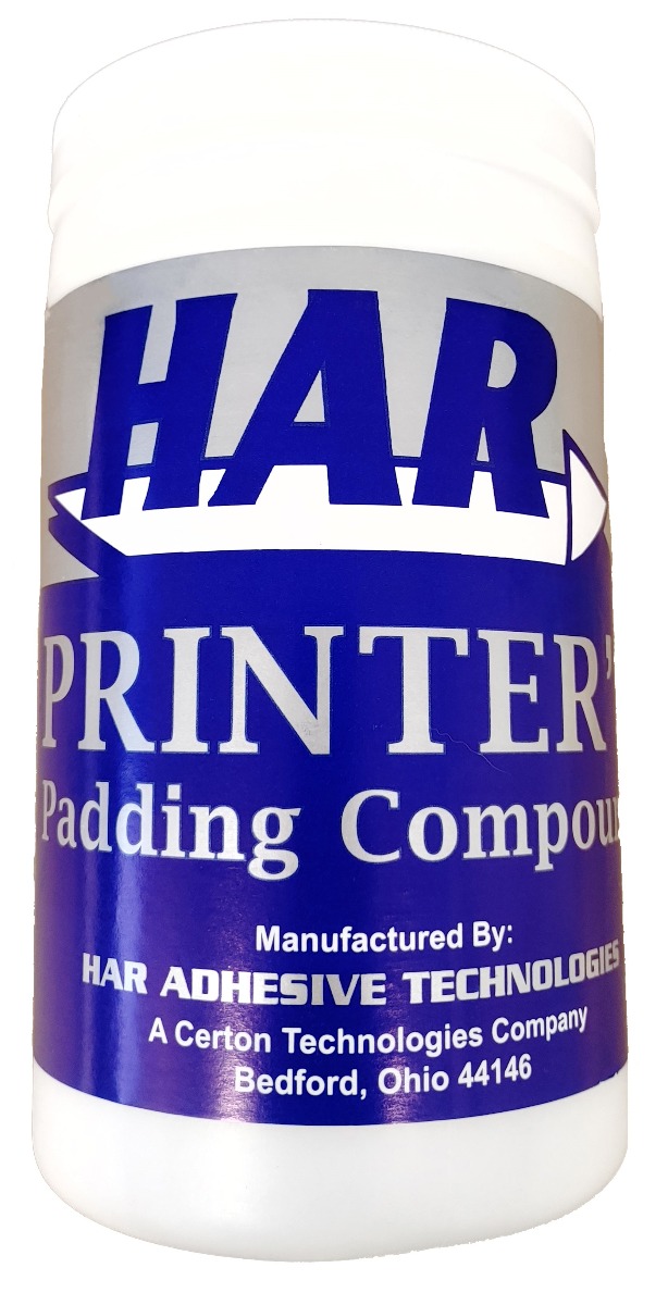 HAR Printer's Padding Compound - For Making Note Pads - White (Quart ...