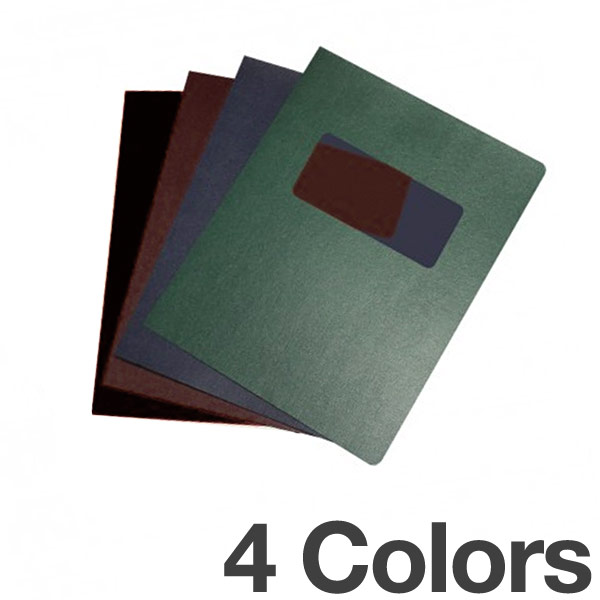 8.5" x 11" Composition Vinyl Window Covers - Square Corners w/ Window ...