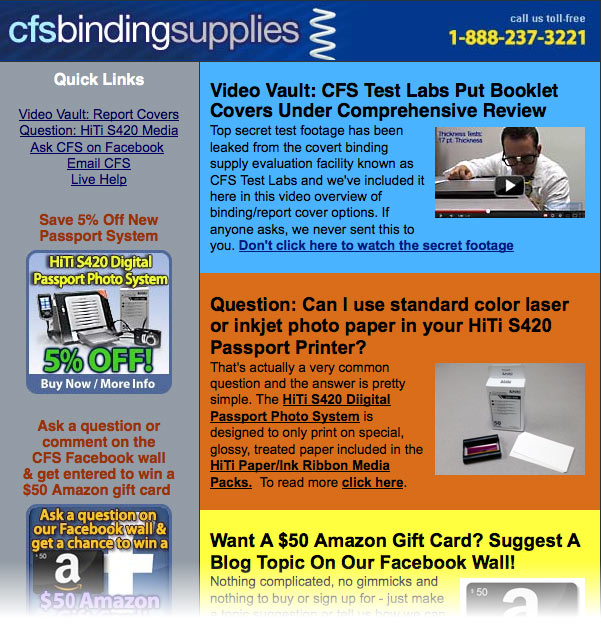 CFS June Newsletter: Top Secret Test Labs Footage & HiTi Passport Media