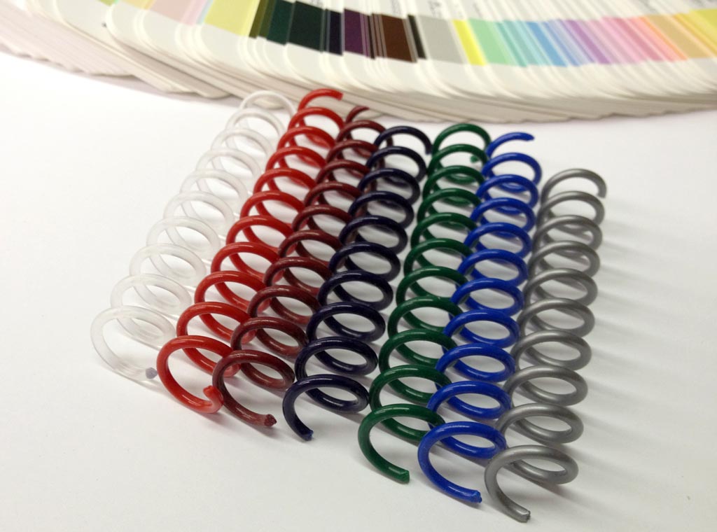 Plastic Binding Coil PMS Color Matches