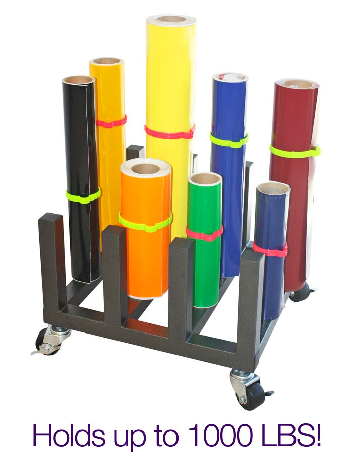 Reduce Roll Film Madness: Roll Storage Caddies & Racks Save Space
