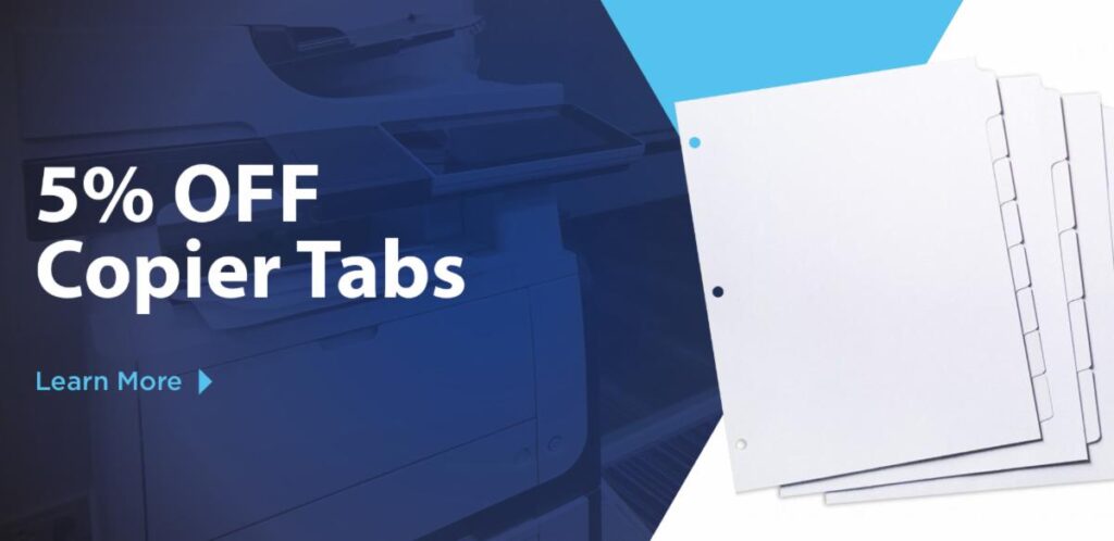 October Savings on Copier Tabs